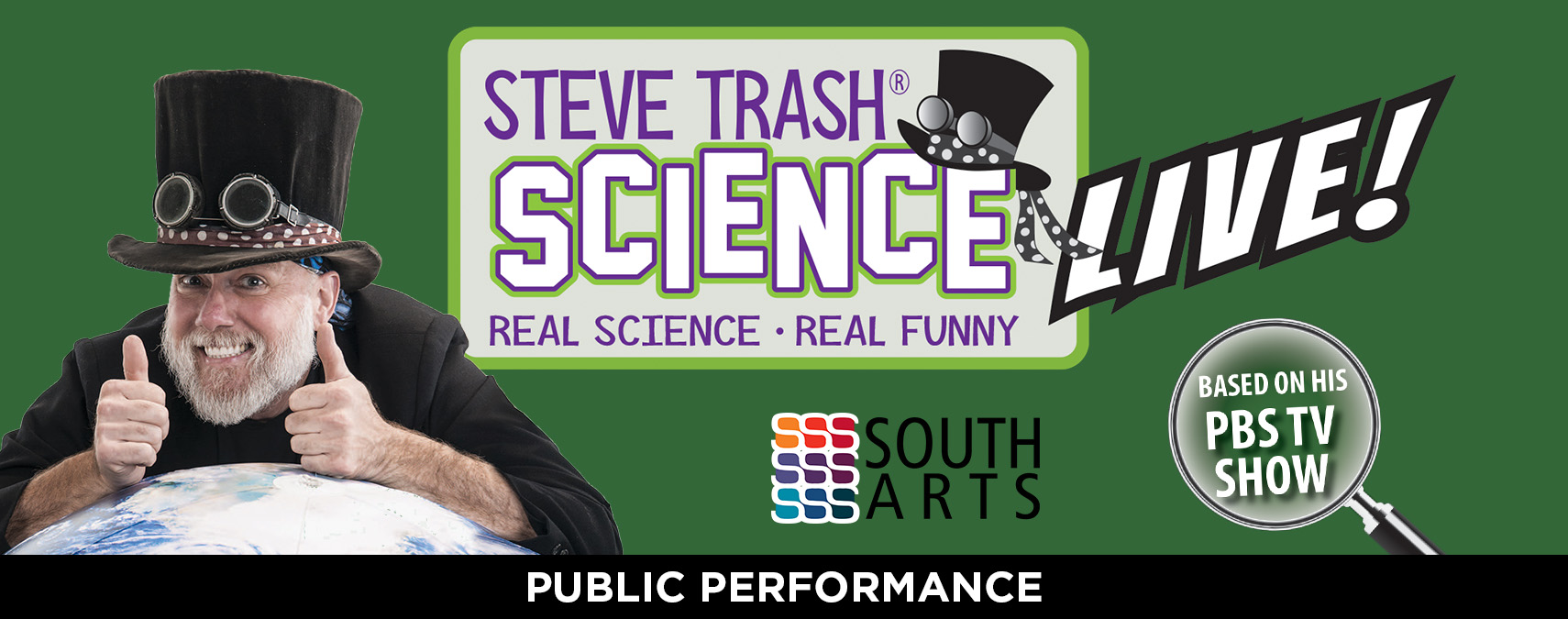 Steve Trash Science Live!
